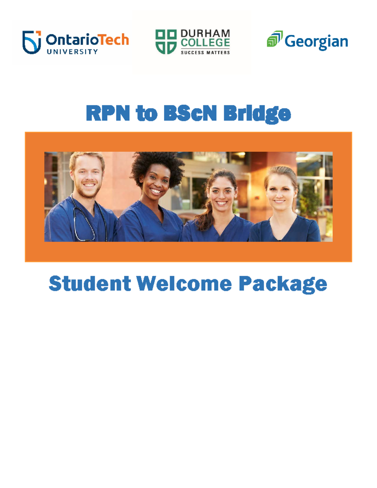 Final RPN to BSc N Welcome Package v2021 - RPN to BScN Bridge Student ...