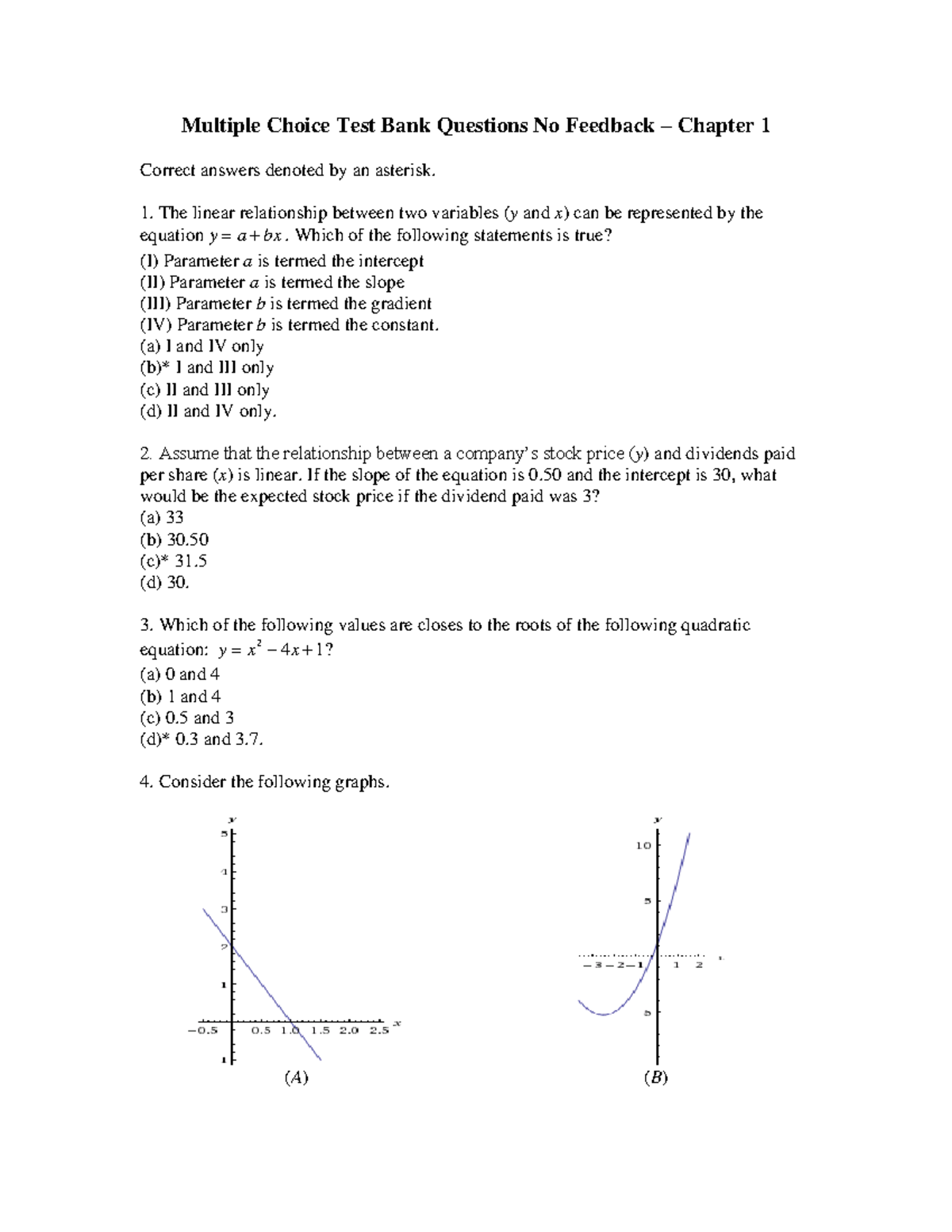 653QUIZ - test bank - Multiple Choice Test Bank Questions No Feedback ...