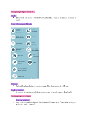 Personal determinants 1001A- lecture 5+6 - Healthy diet: 1. Knowledge ...