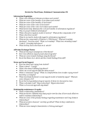 COMM 102 - Media Effects Policy Notes - COMM 102 MEDIA EFFECTS THEORIES ...