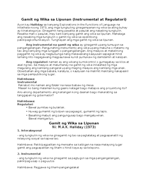 Bionote-sample - Hope this helps - Si Gng. Alma M. Dayag ay nagtapos ng ...