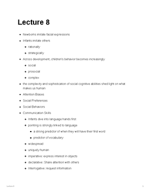 Lecture 10: Perception - Lecture 10 1 Lecture 10 Exam 3-5 questions per lecture big picture ...