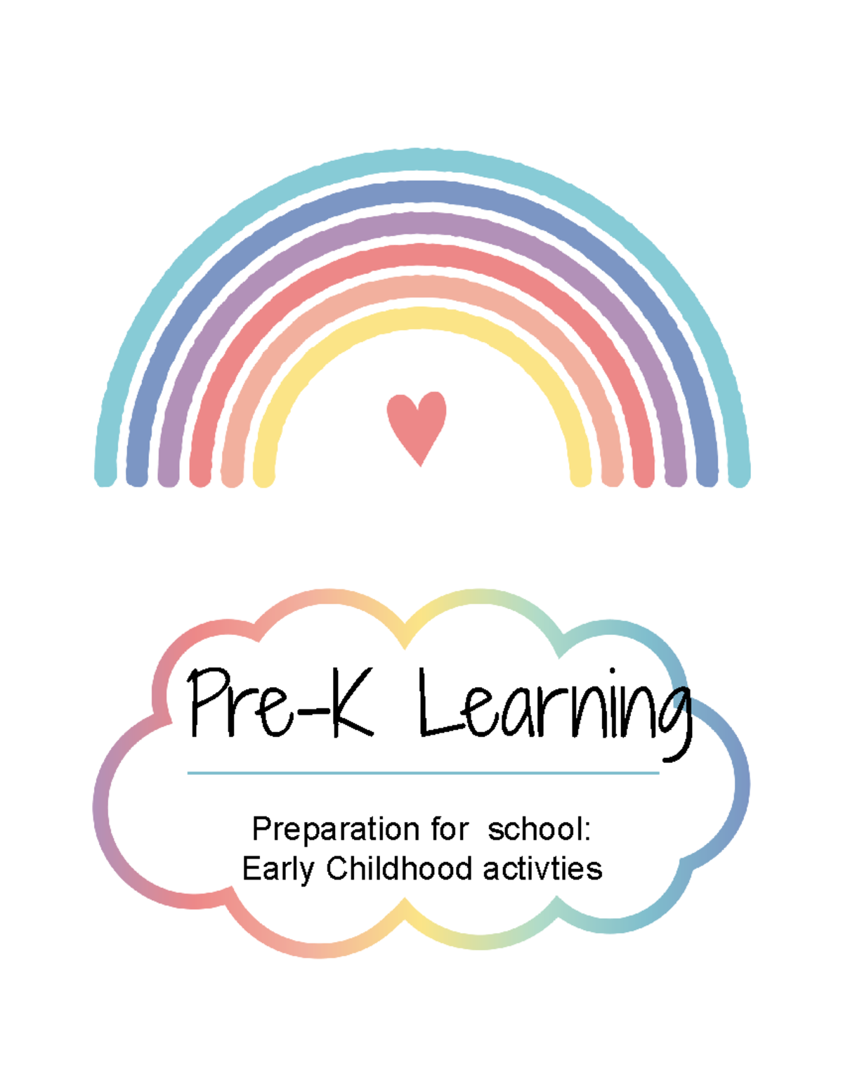 Pre Klearning-1 - Welcome to Pre-K Learning Activities, the perfect ...