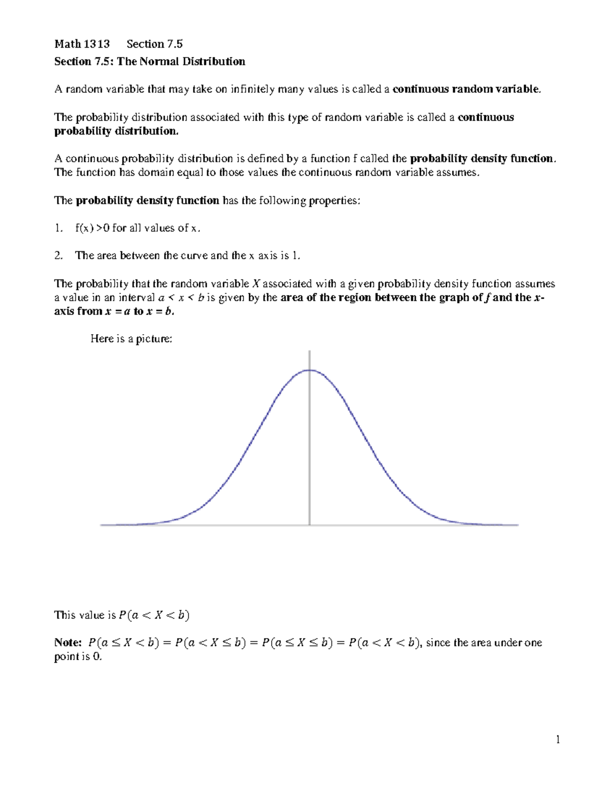 Sec 7 - Finite Math with Applications at The University Of Houston ...