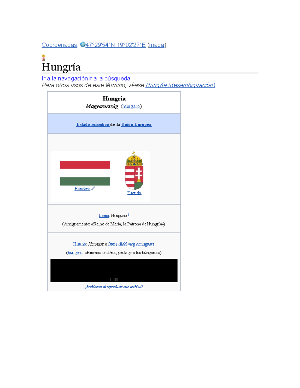 Hungria - Historia de el País de Hungría, presidentes, casos ...