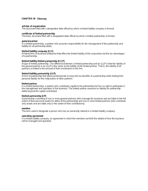 Ch22 legal vocabulary - CHAPTER 22: Glossary prima facie case A case in which the plaintiff has ...