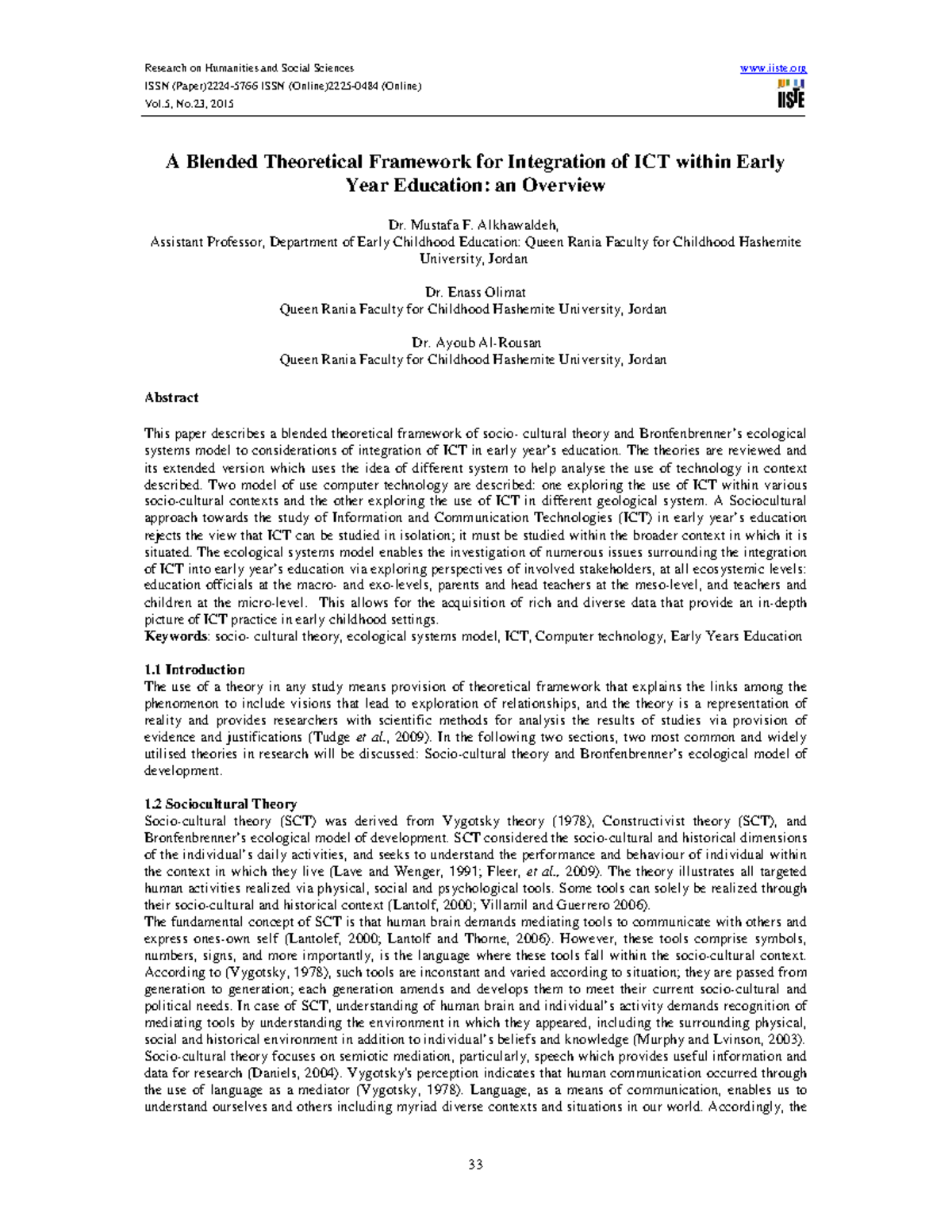 27976 30704 1 PB - Extra learning materials - ISSN (Paper)2224-5766 ...