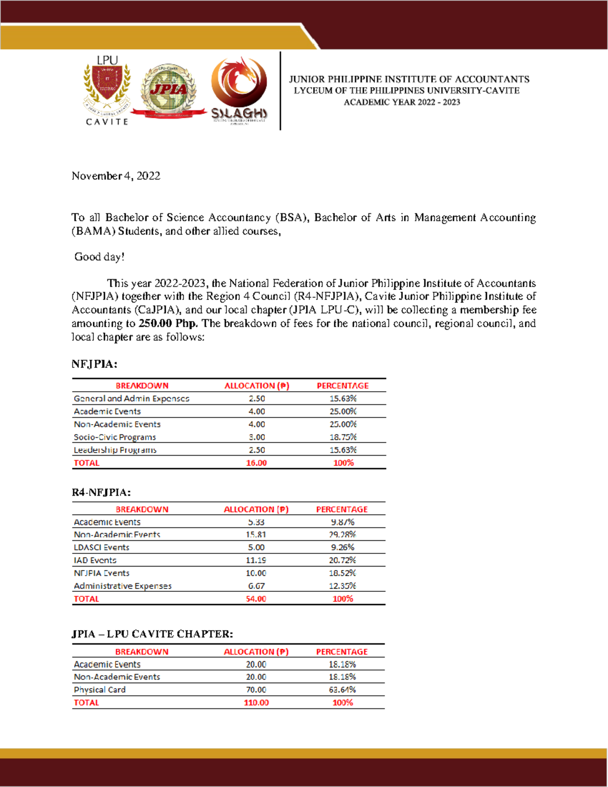 IRR-Revised-Sgd - research paper copy revised - November 4, 2022 To all ...