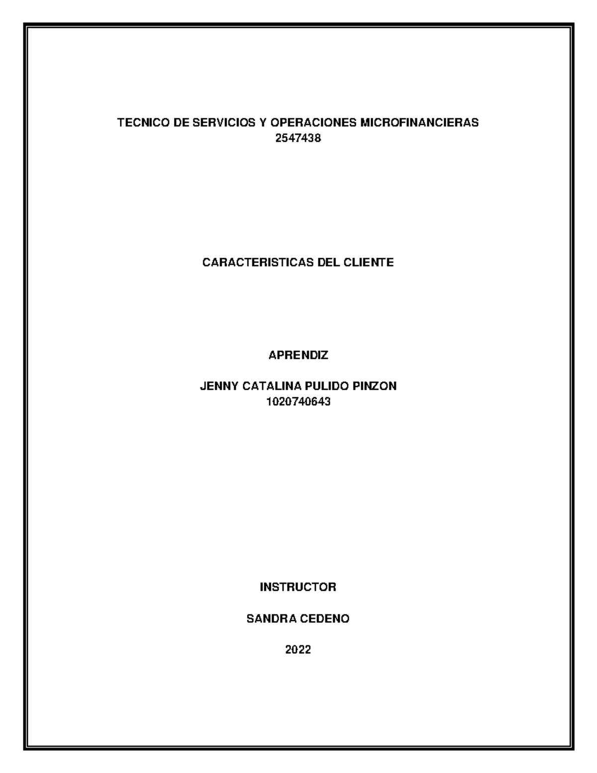 GA4 - ATA 4 - caratcteristicas del cliente - TECNICO DE SERVICIOS Y ...