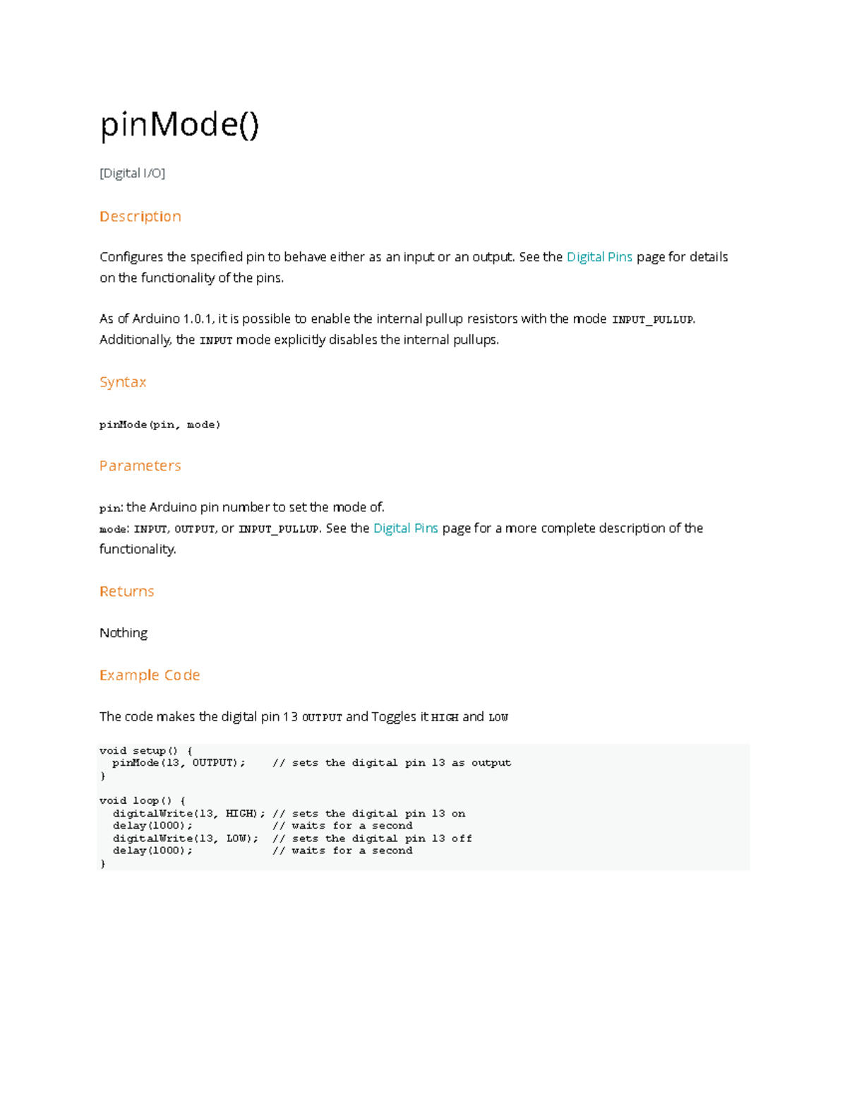 4 1 Arduino Basic functions - 1,internet of things. hope you will find ...