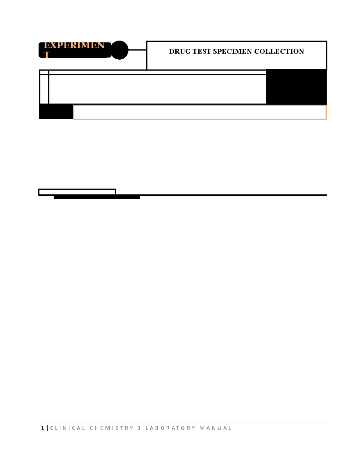 Laboratory Activity 17-Dug Test Specimen Collection, Accessioning, THC ...