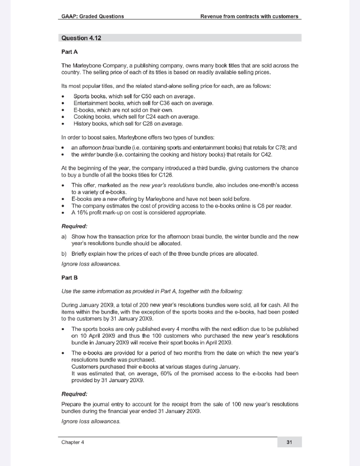 Revenue GG - ACCT102 - Studocu