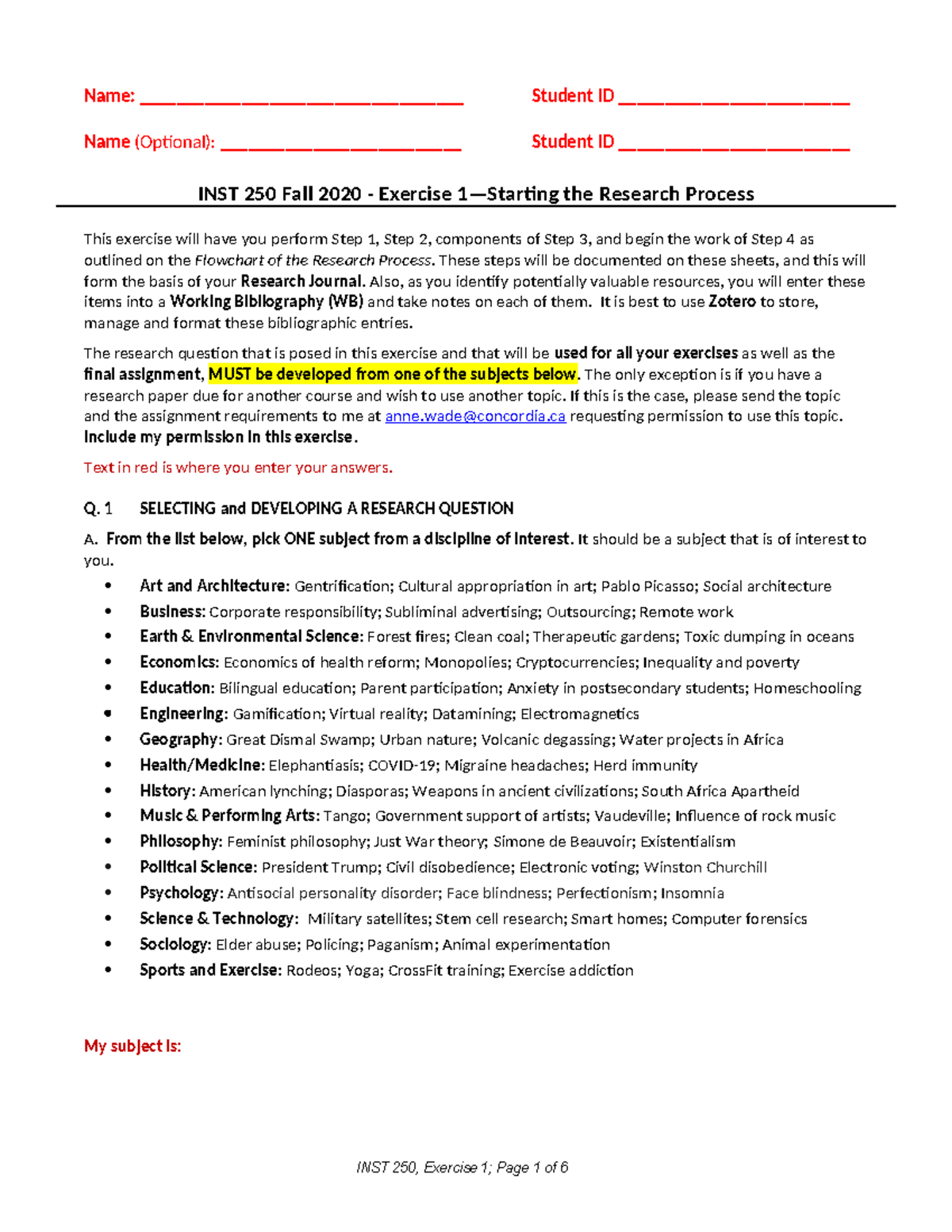 Exercise 1 2020F - Assignments - Name ...