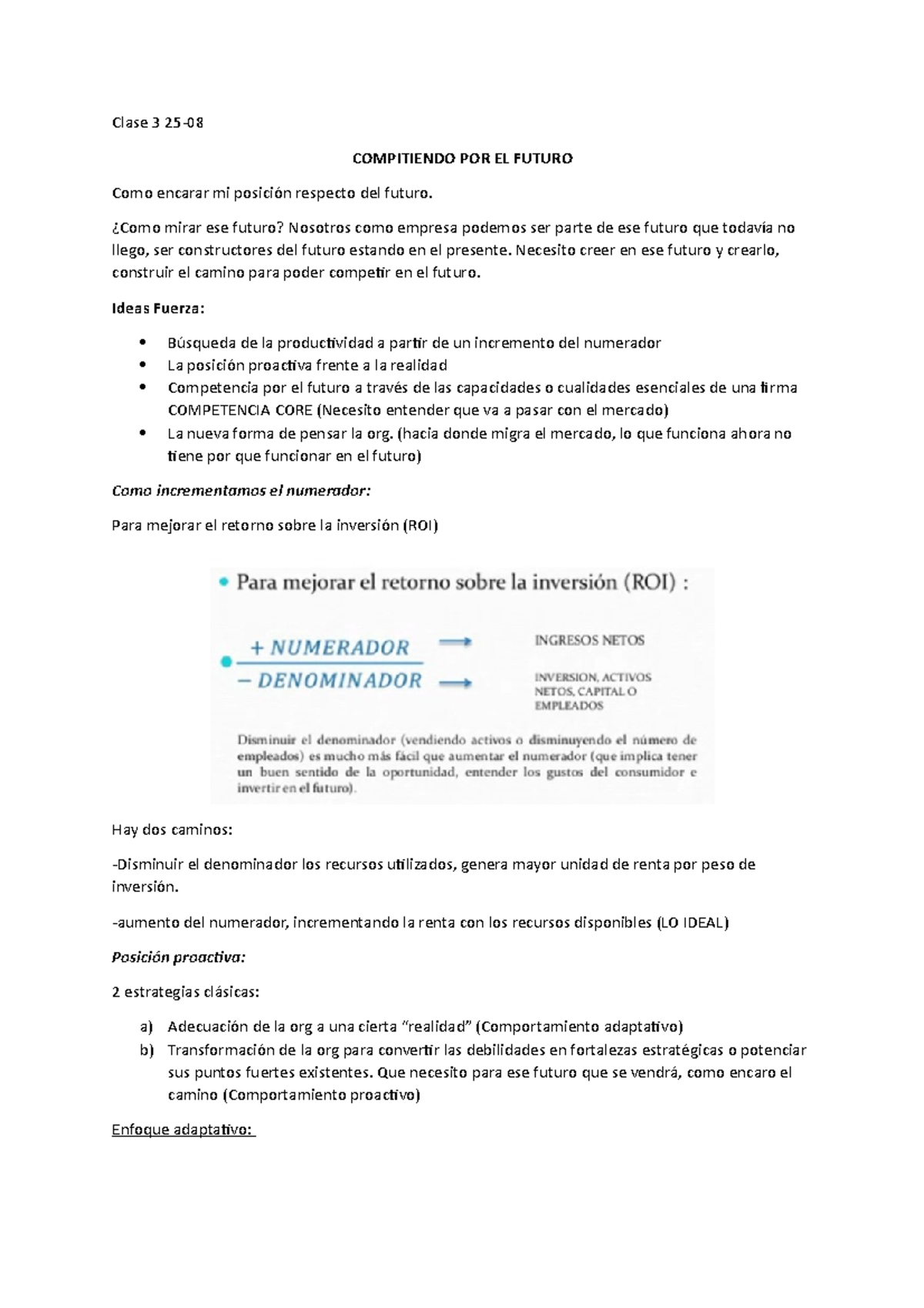 3 Clase 25-08 - Clase 3 25- COMPITIENDO POR EL FUTURO Como encarar mi ...