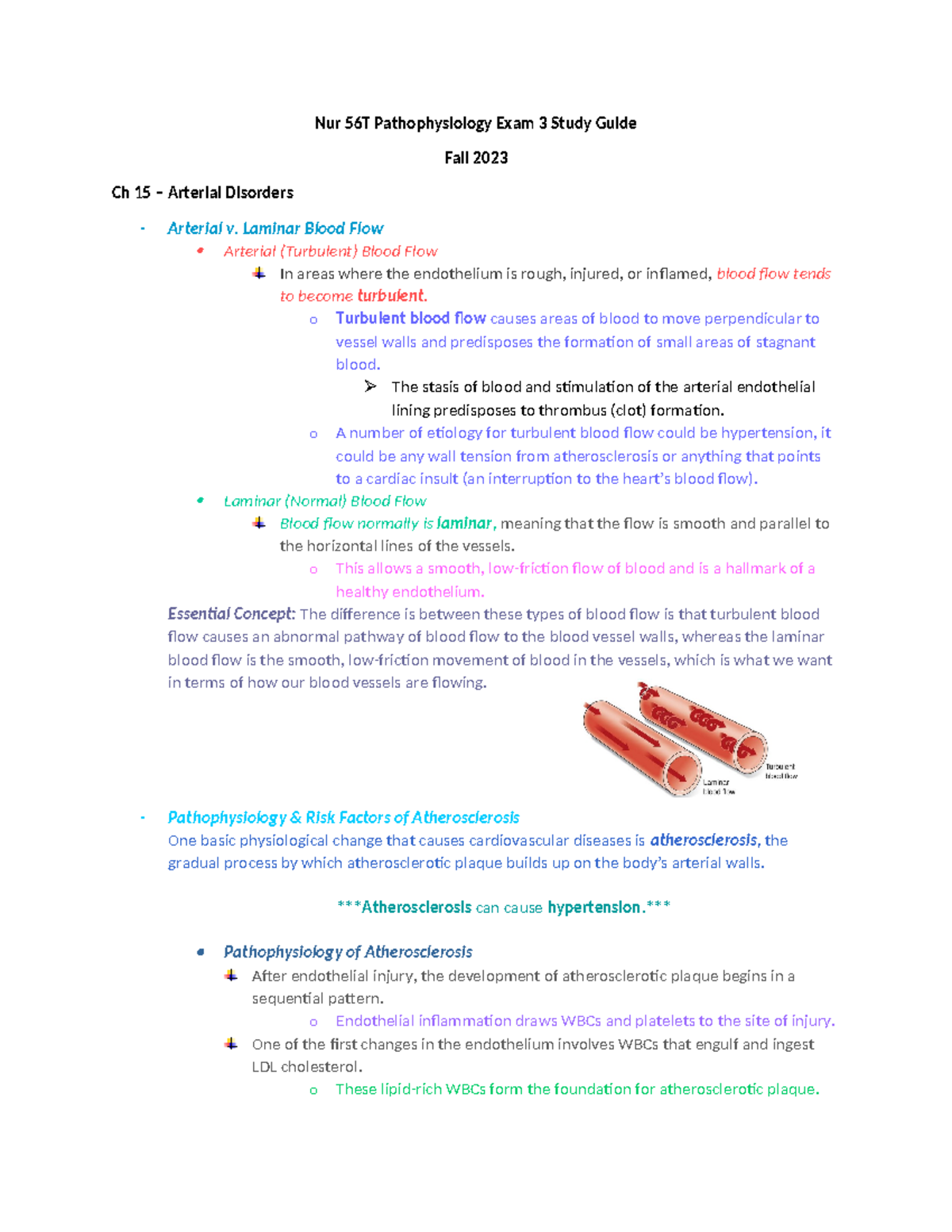 Morgan Butler Pathophysiology Exam3 Study Guide - Nur 56T ...