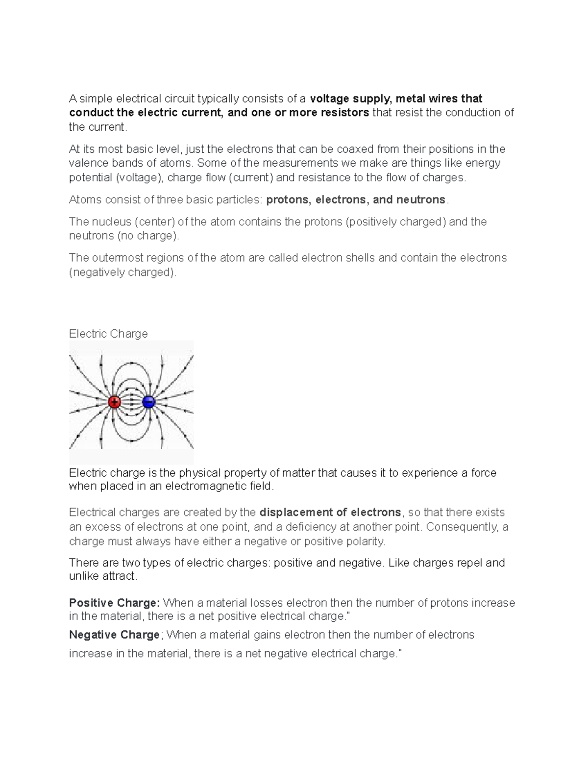 Understanding Electrical Circuits and Components - Studocu