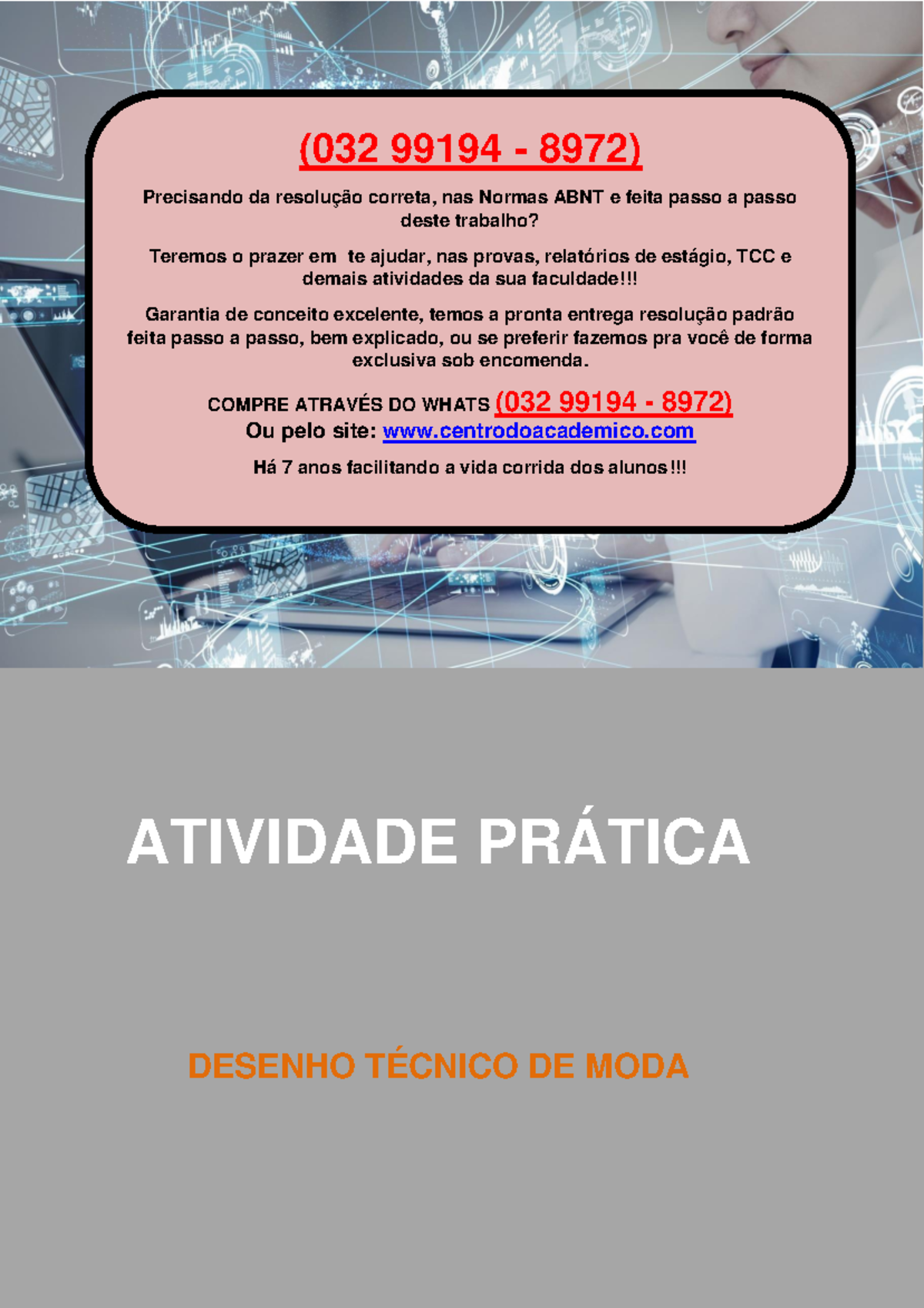 Resolução - (032 99194 - 8972) - Atividade Prática - Desenho Técnico DE ...