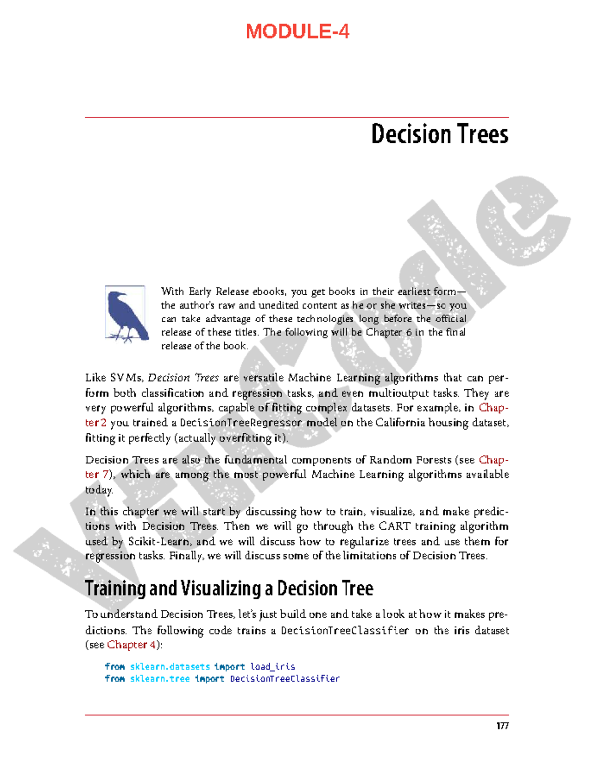@vtucode - dre - Decision Trees With Early Release ebooks, you get ...