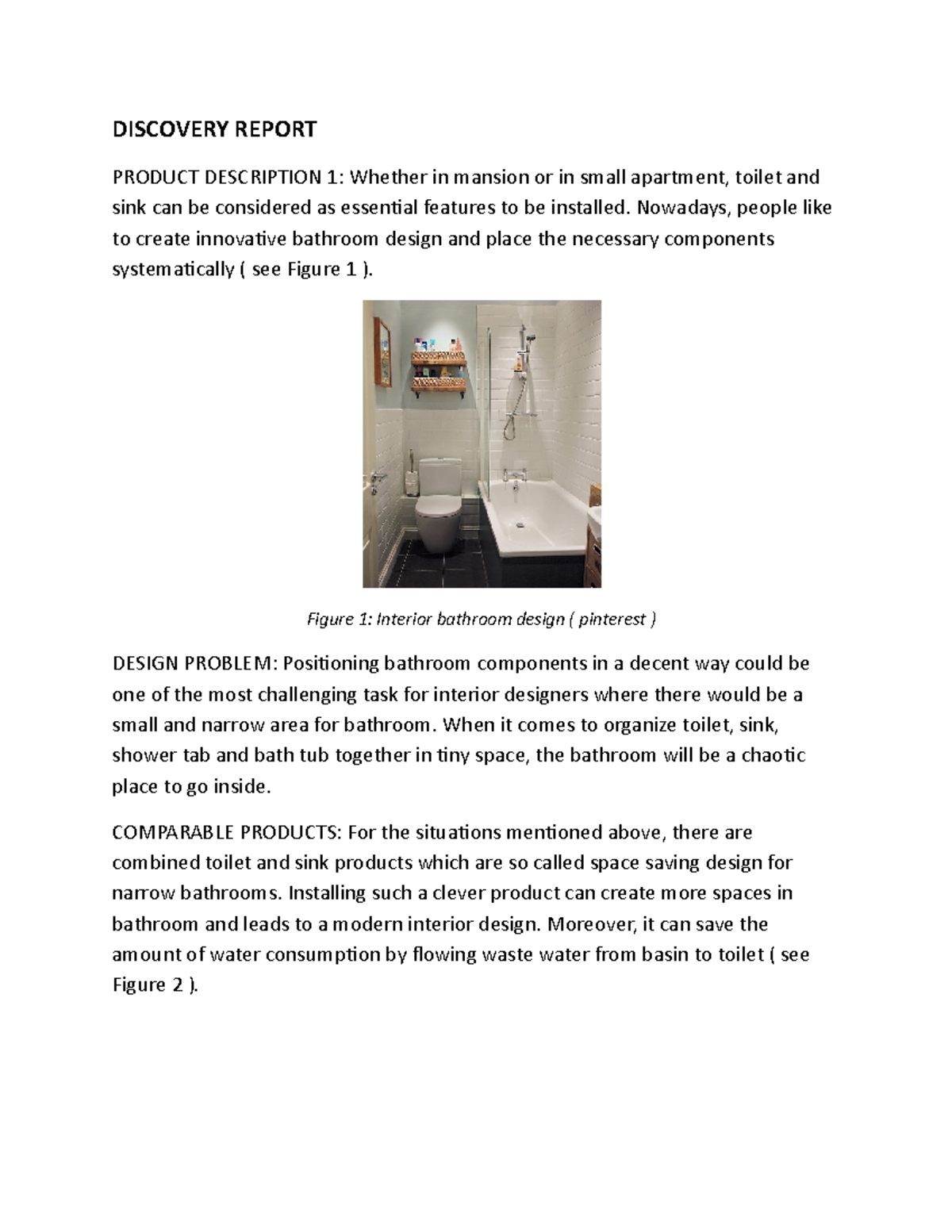 first assignment Discovery report - 048240 - Studocu