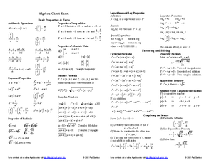Calculus Cheat Sheet Limits Reduced - Calculus Cheat Sheet Visit ...