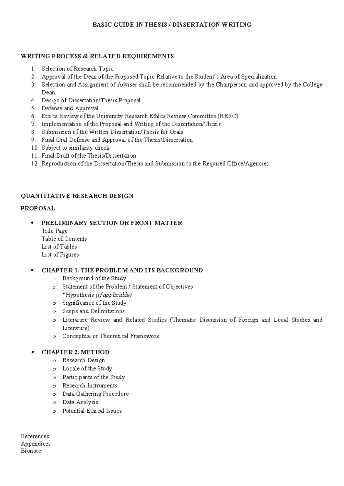 NEW Basic Guide IN Thesis- Dissertation Writing V.2 (1) 1 - BASIC GUIDE ...