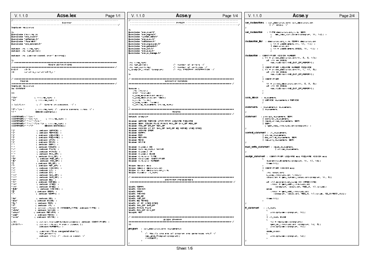 Acse-quick-reference