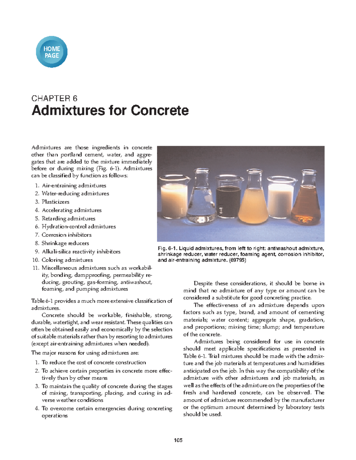 Chap06.pdf admixtures for concrete - HOME PAGE CHAPTER 6 Admixtures for ...