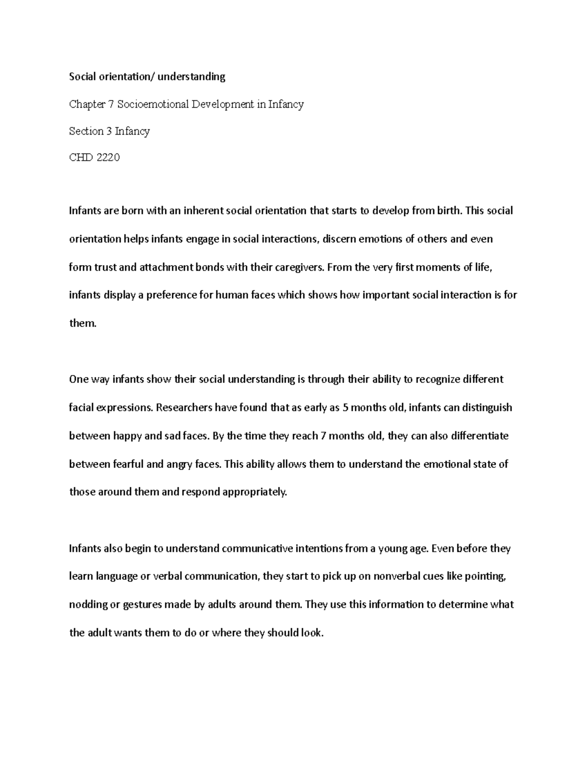 Social orientation - TCC online notes and summaries on concepts and ...