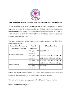 Cyber Security Mrcet - DIGITAL NOTES ON CYBER SECURITY (R18A0521) B III ...