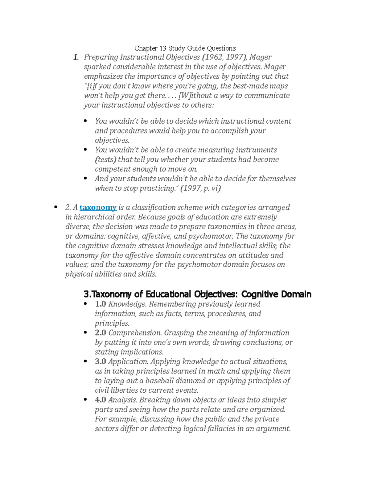 Chapter 13 Study Guide Questions - Chapter 13 Study Guide Questions ...