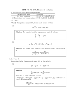 Homework #5 solutions from the Professor - MAT 359 Fall 2017. Homework ...