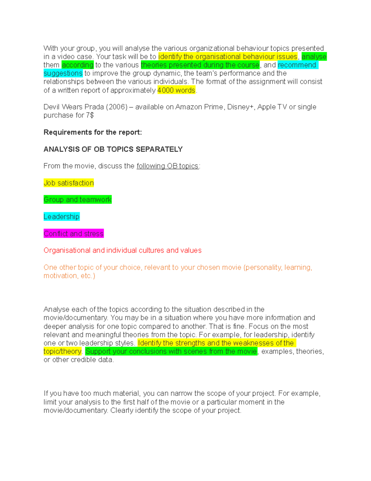 Group essay comm 222 - With your group, you will analyse the various ...