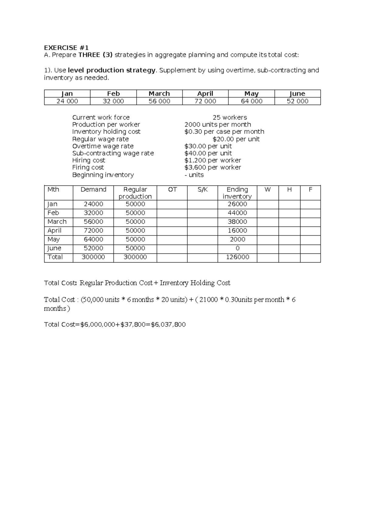 Exercise Chapter 6 - good - EXERCISE A. Prepare THREE (3) strategies in ...
