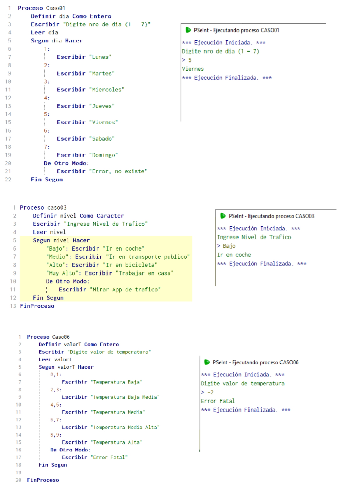 Algoritmo Segun - Principios de algoritmos - Studocu