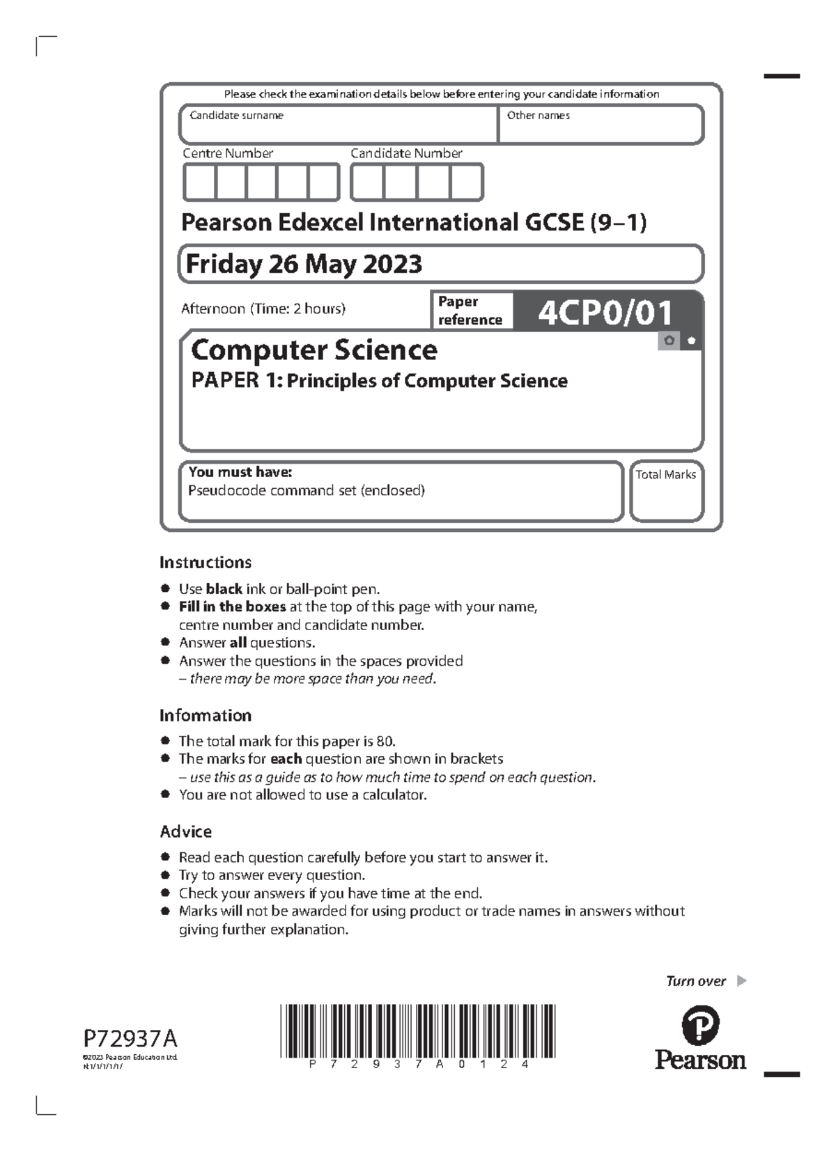 2023 may cs qp - cs igcse - P72937A0124 Turn over P72937A ©2023 Pearson ...