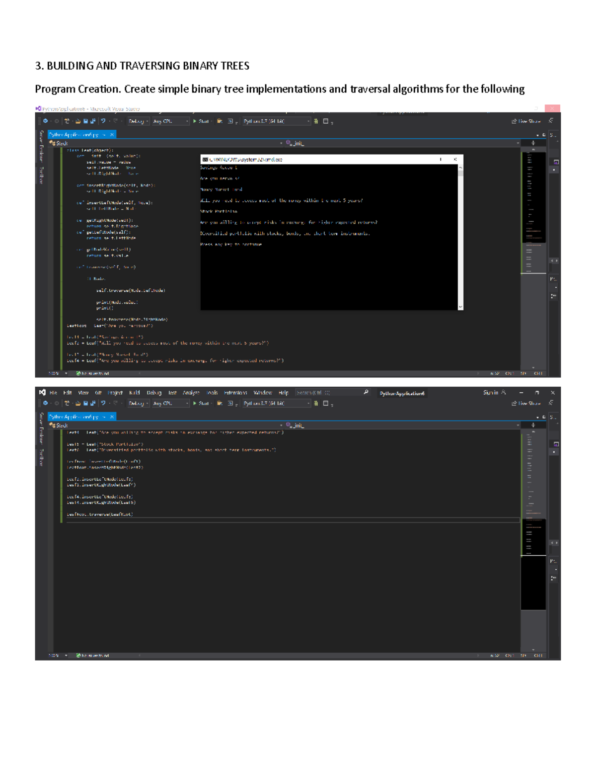 IM-6 - Answer to activities - 3. BUILDING AND TRAVERSING BINARY TREES ...
