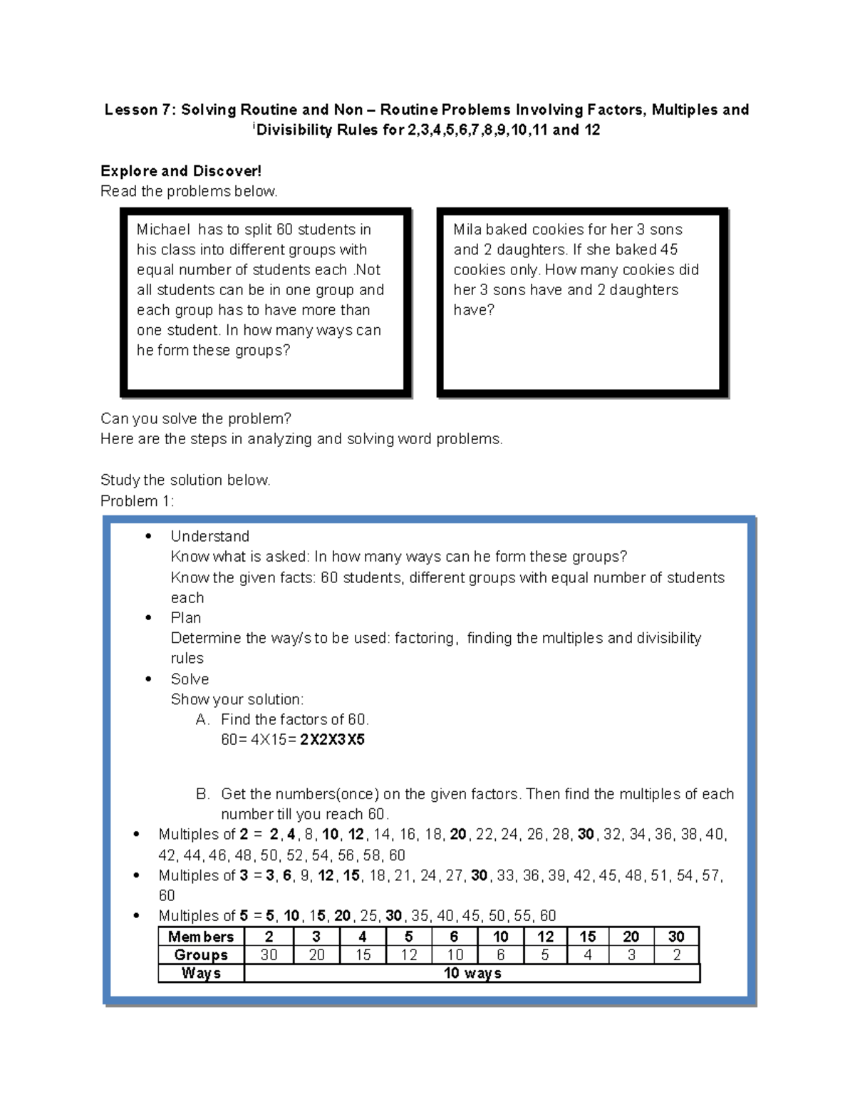 QRT 1 WEEK 3 LM Lesson 7 - DFDFFDFDFDFFDDFDFDFD - Lesson 7: Solving ...