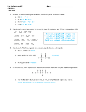 Practice Problems 14 - Chapter 18: Carbohydrates Define Biochemistry ...