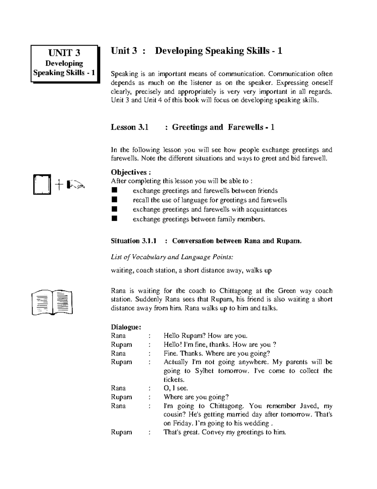 English - Oral Communication and Study Skills Unit 3 Bangladesh Open ...