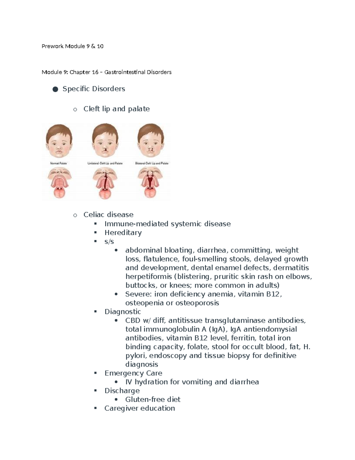 Prework Module 9 & 10 - Prework Module 9 & 10 Module 9: Chapter 16 ...
