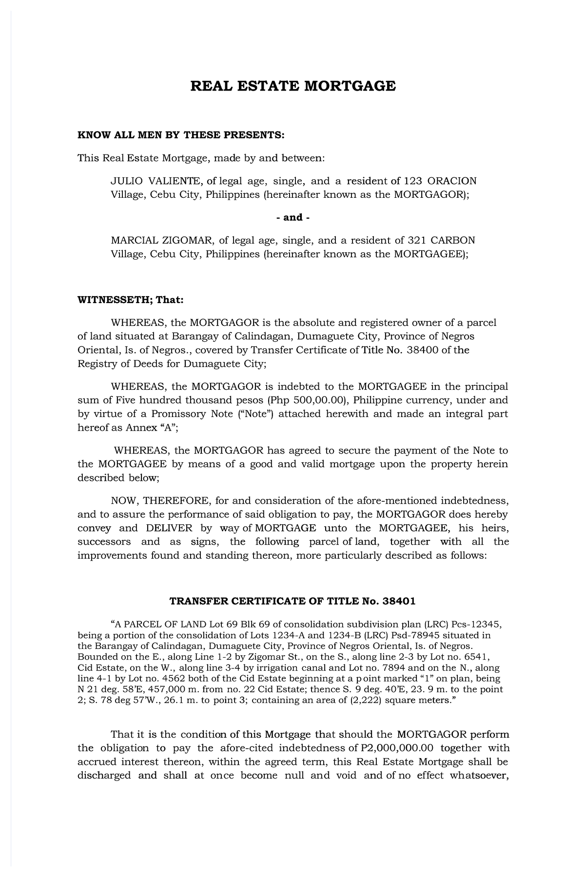 Pdf-real-estate-mortgage-sample compress - REAL ESTATE MORTGAGEREAL ...