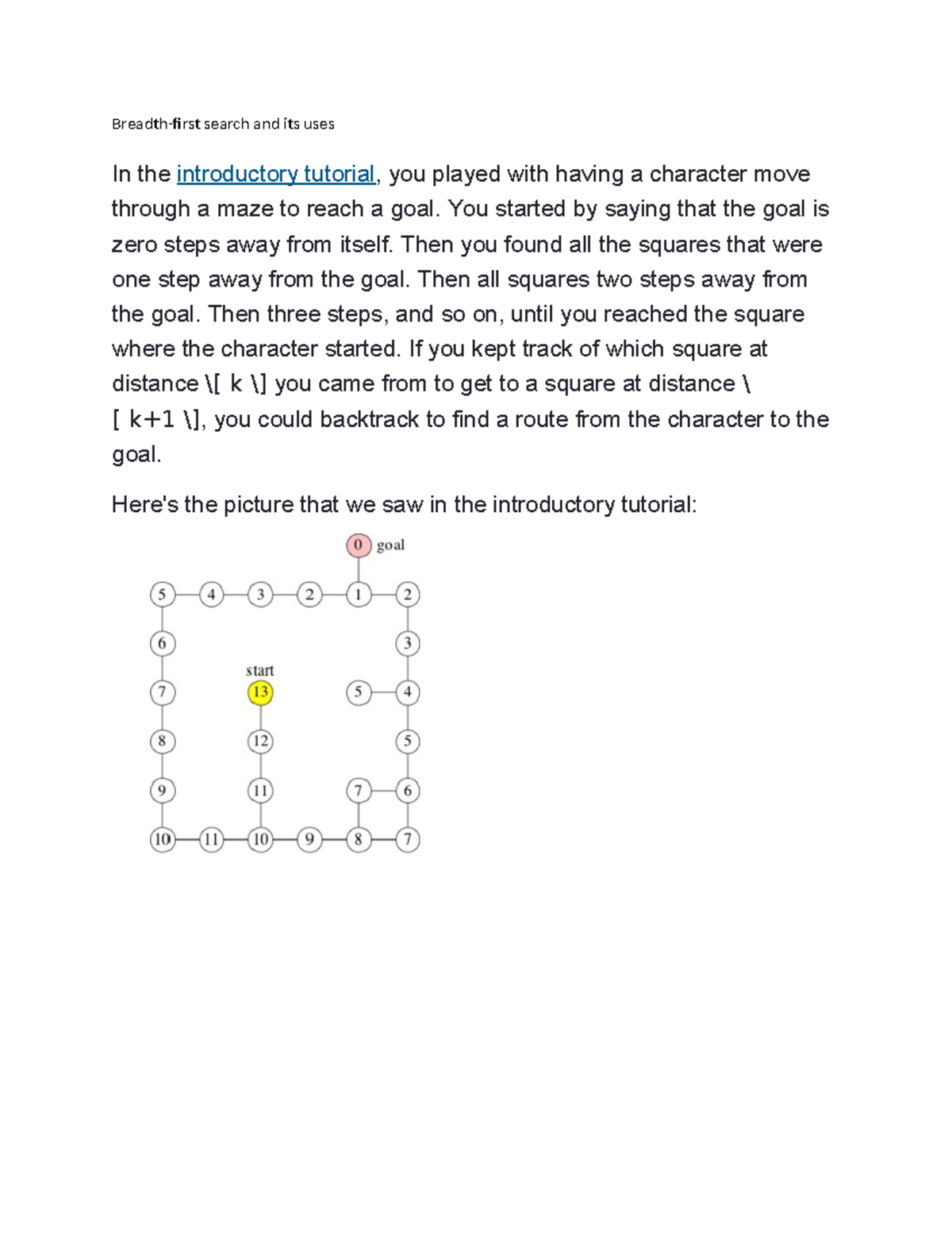 BFS - Breadth-first search and its uses In the introductory tutorial ...