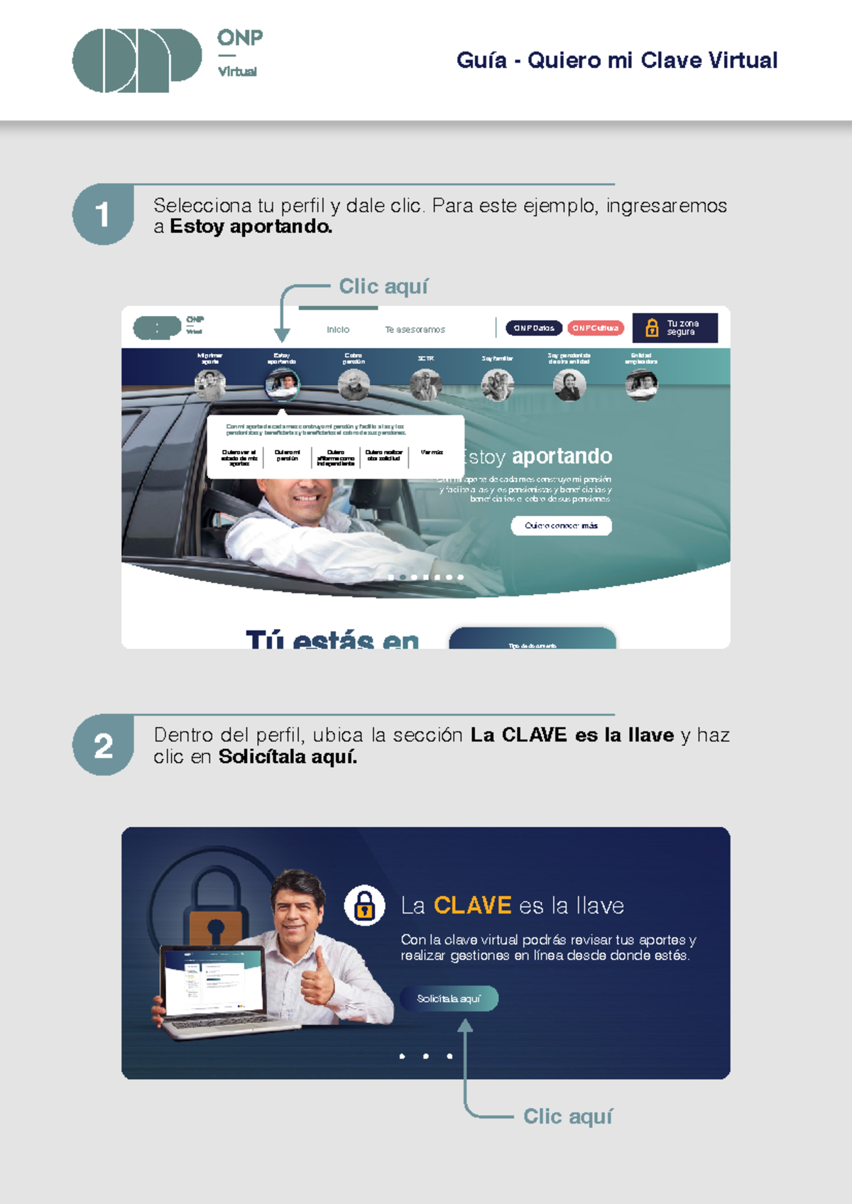Guiaquieromiclavevirtual - Guía - Quiero mi Clave Virtual Selecciona tu ...