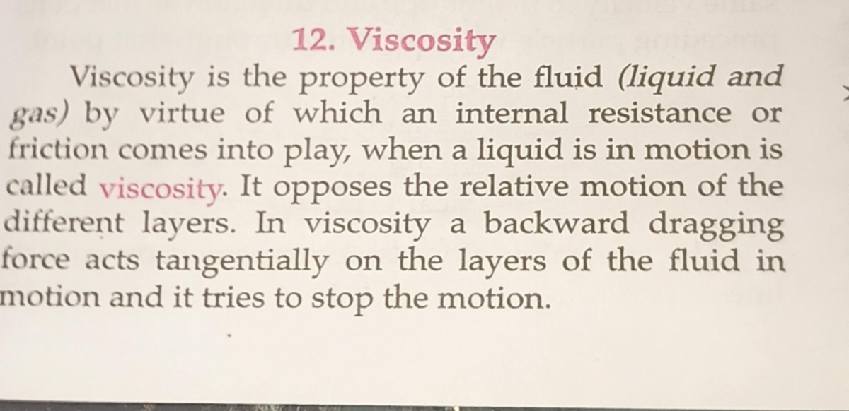 Viscocity - General sceince - Viscosity Viscosity is the property of the fluid (liquid and gas ...