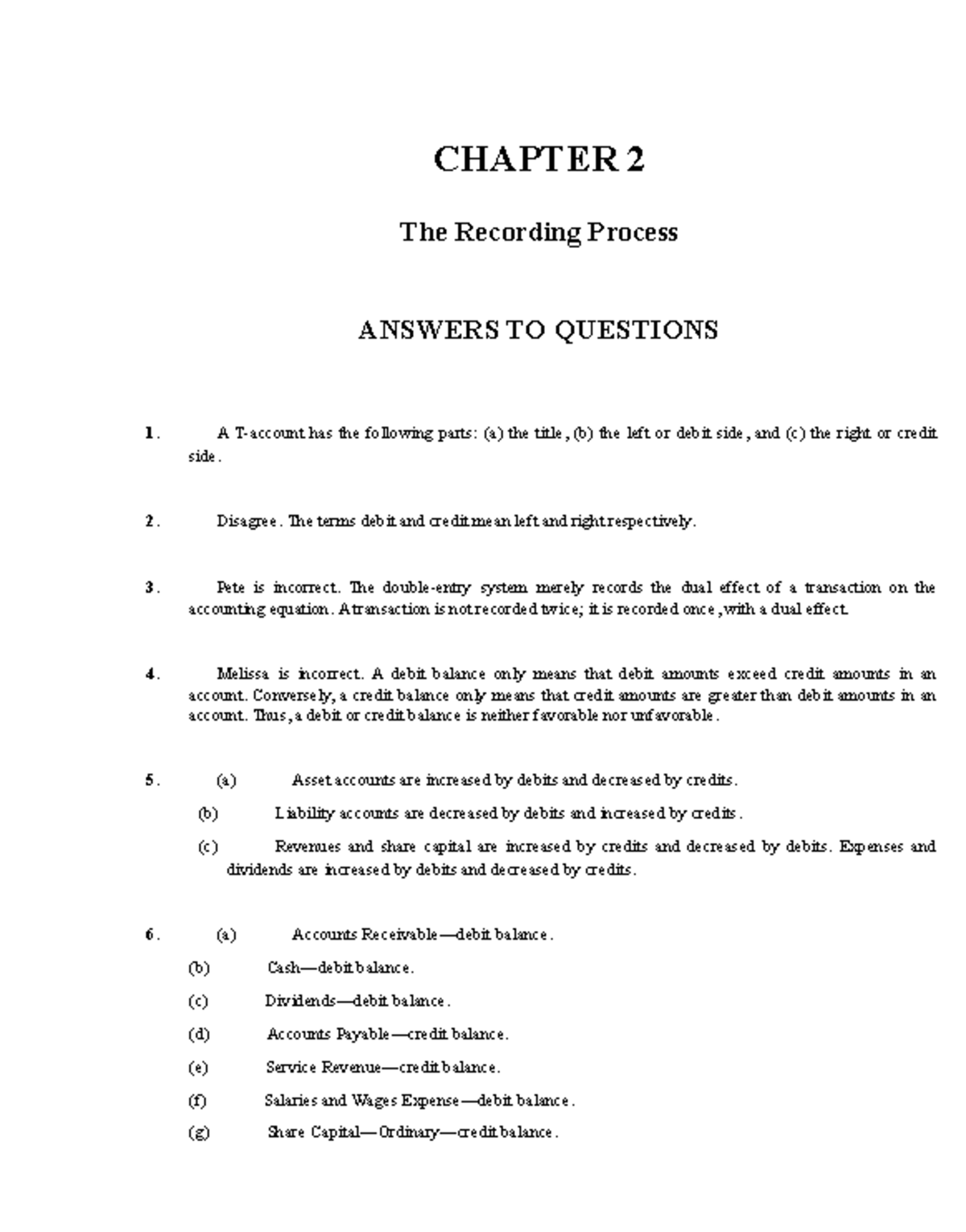 Financial Accounting 4th edition weygandt ch2 - CHAPTER 2 The Recording ...