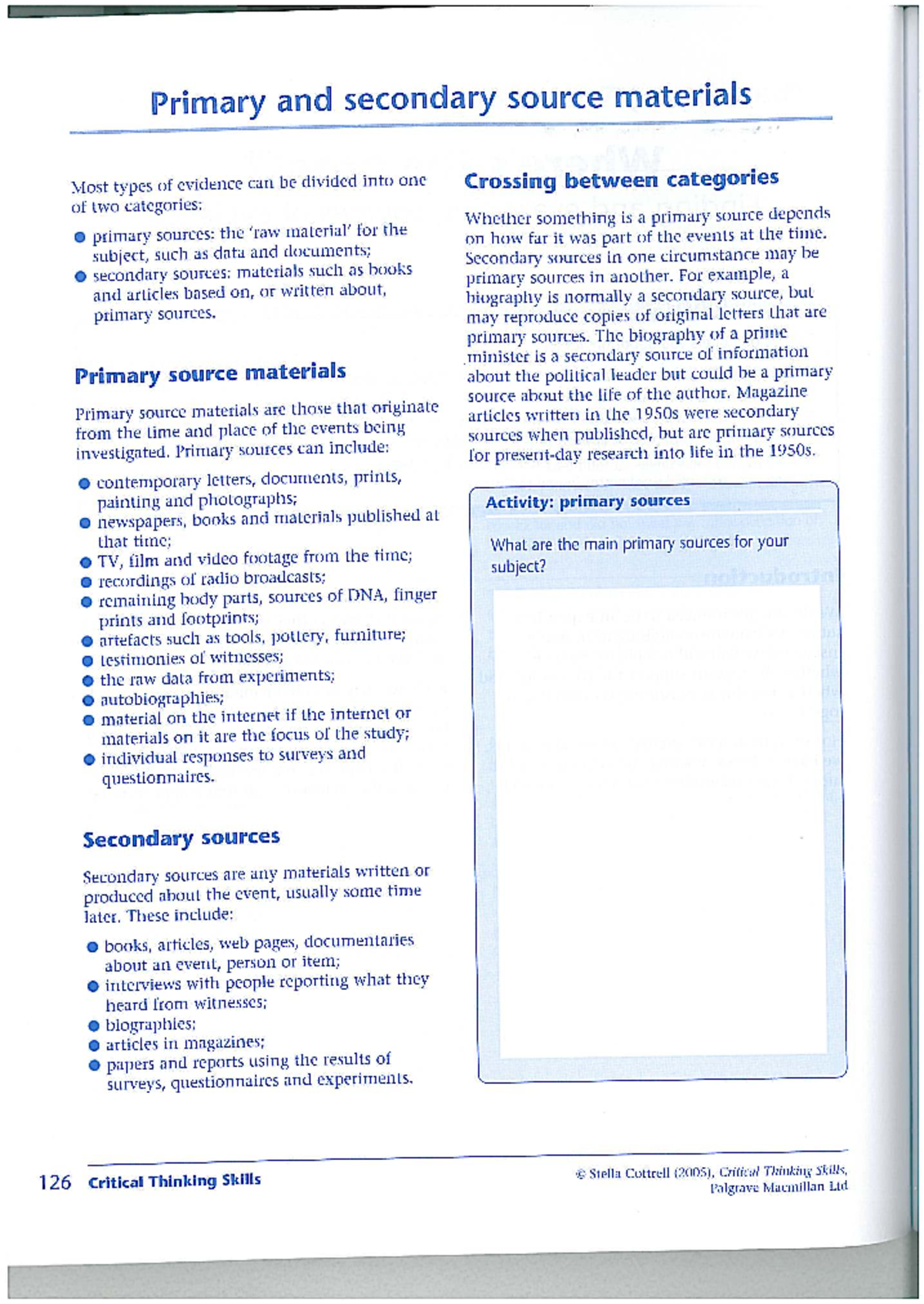 Critical Thinking Skills Ch 8 Where's the proof Finding and evaluating ...