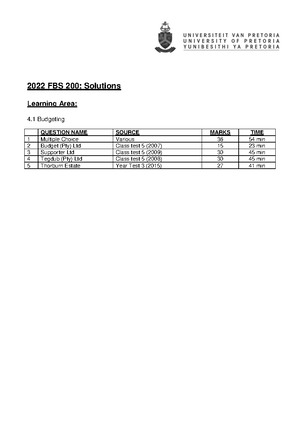L.A 3.5 Question Bank Solutions - Linear Programming - 2022 FBS 200 ...