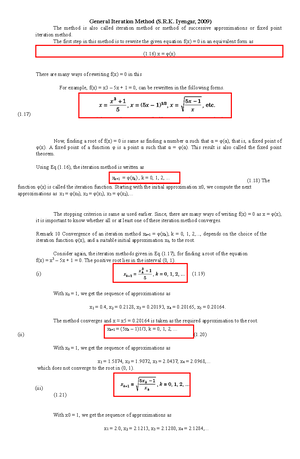 Numerical Differentiation (S.R.K. Iyengar, 2009 ) - Numerical ...