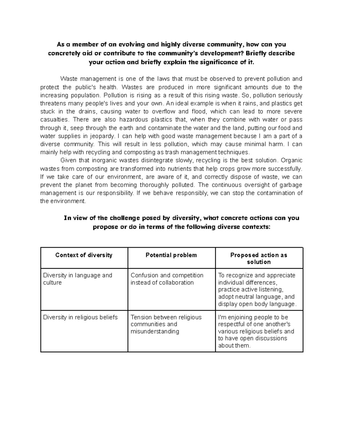 Module 4 Lesson 2 Missionary Response - As a member of an evolving and ...