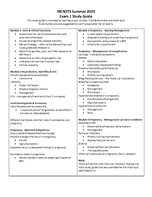 ALT 1 OB - Active learning template - ATI Basic Concept Prenatal Care ...